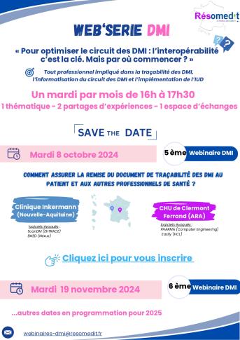 WEB'SÉRIE DMI - RESOMEDIT | OMEDIT Nouvelle-Aquitaine Guadeloupe